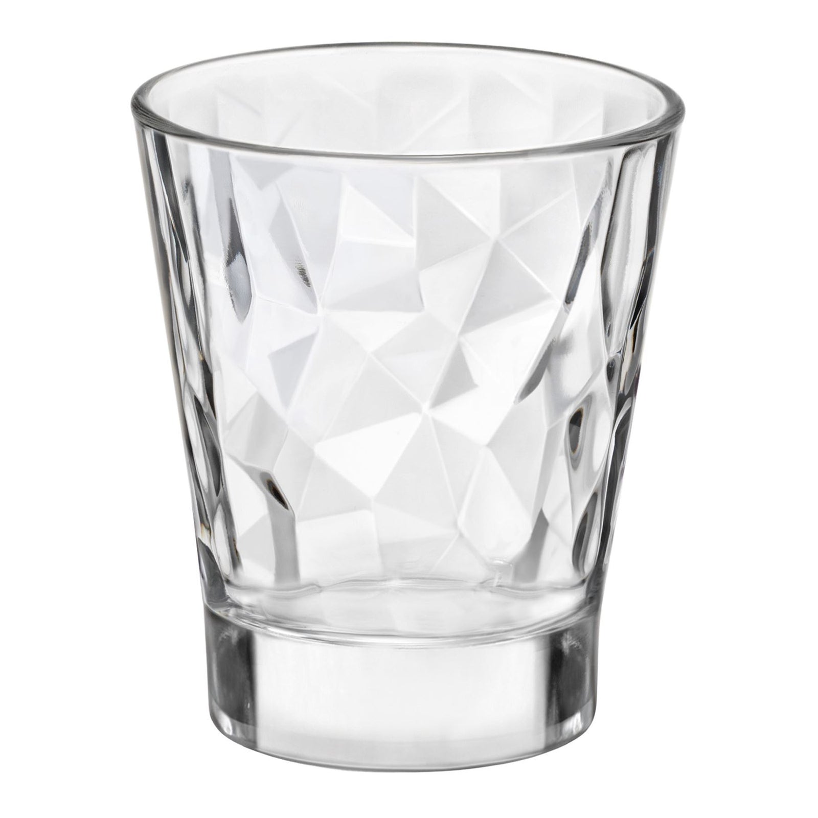 80ml Diamond Shot Glasses - Pack of Six - By Bormioli Rocco | Rinkit.com.au